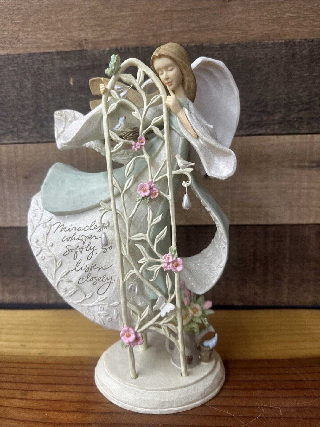 Angel Foundations Enesco Miracles Whisper Softly, so Listen Closely 10 ...