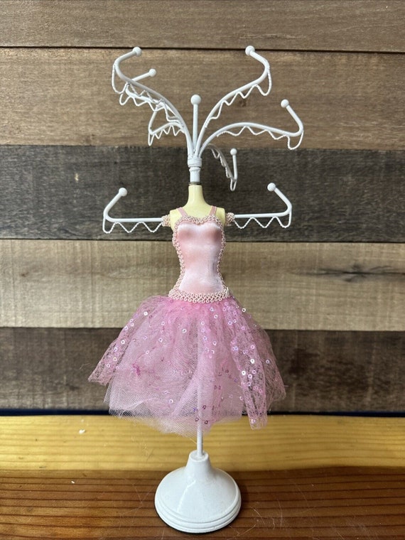 Vintage Tutu Ballerina Jewelry Tree Stand Organizer 1… - Gem