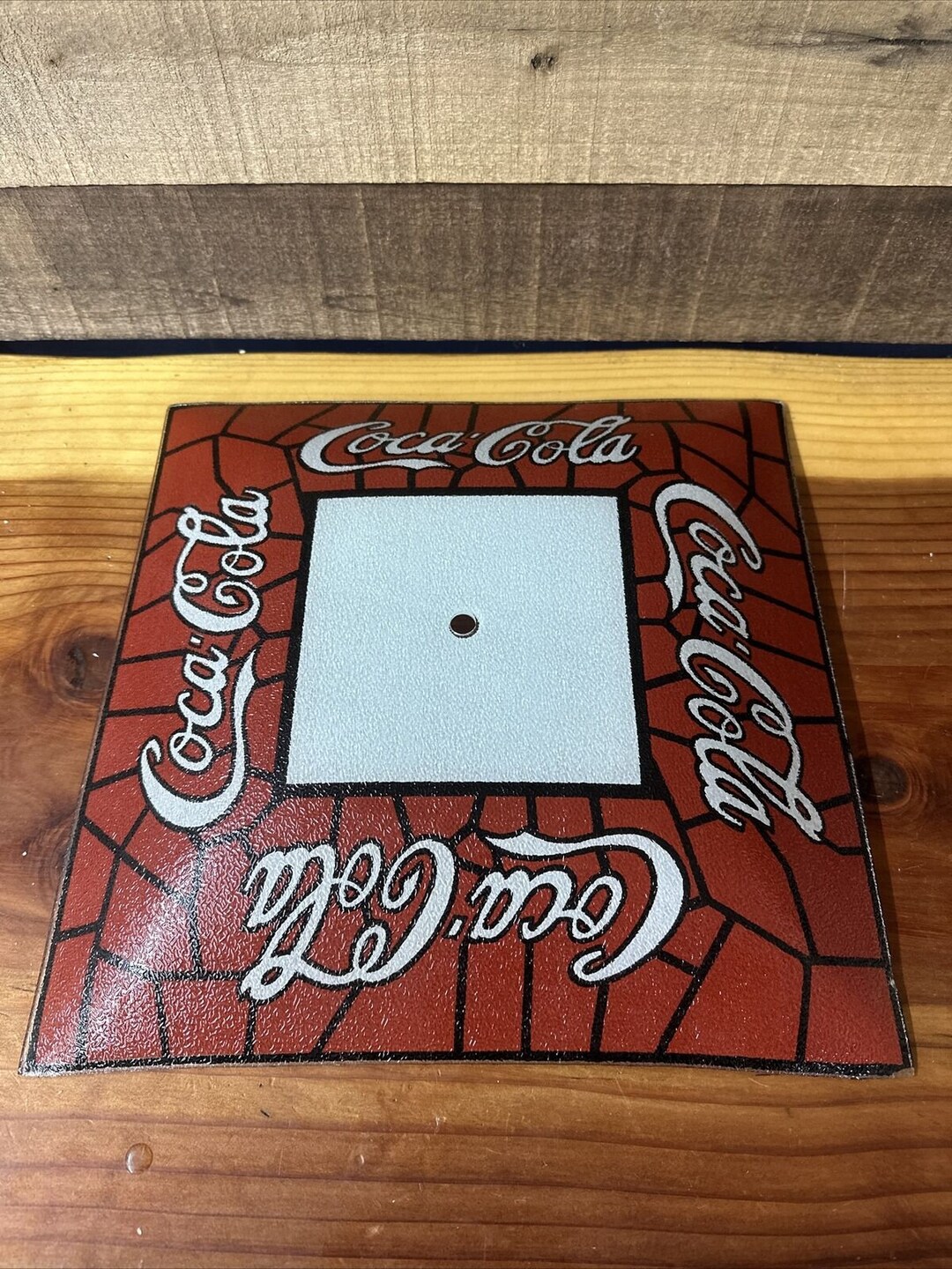 Vintage Coca-cola Tiffany Stained Glass Style Square Ceiling Light ...