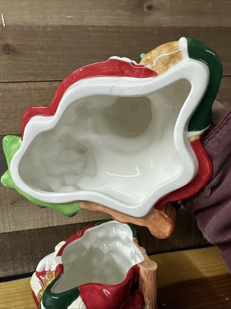 Nikko Ceramics Santa Cookie Jar in Box - Etsy