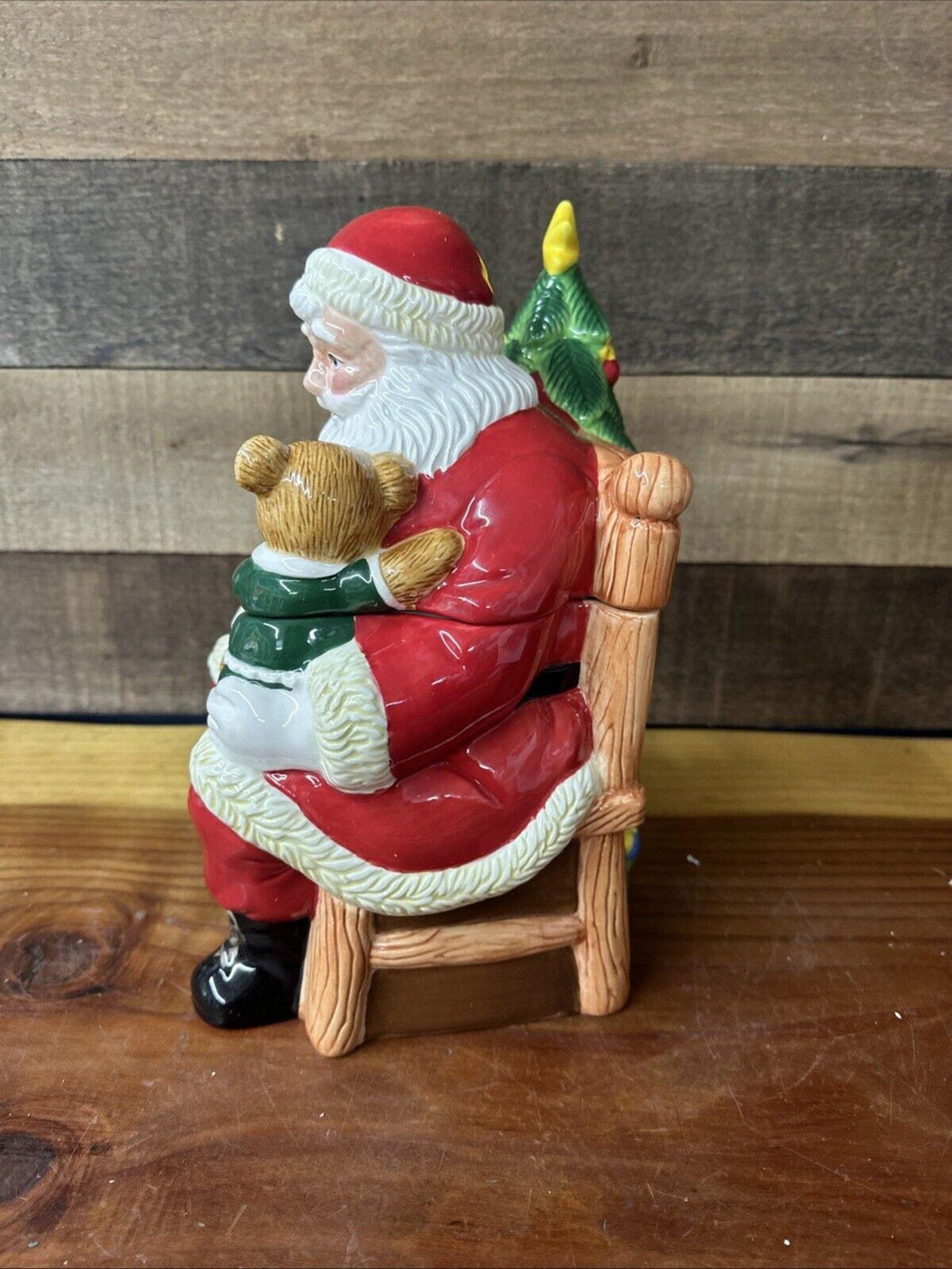 Nikko Ceramics Santa Cookie Jar in Box - Etsy