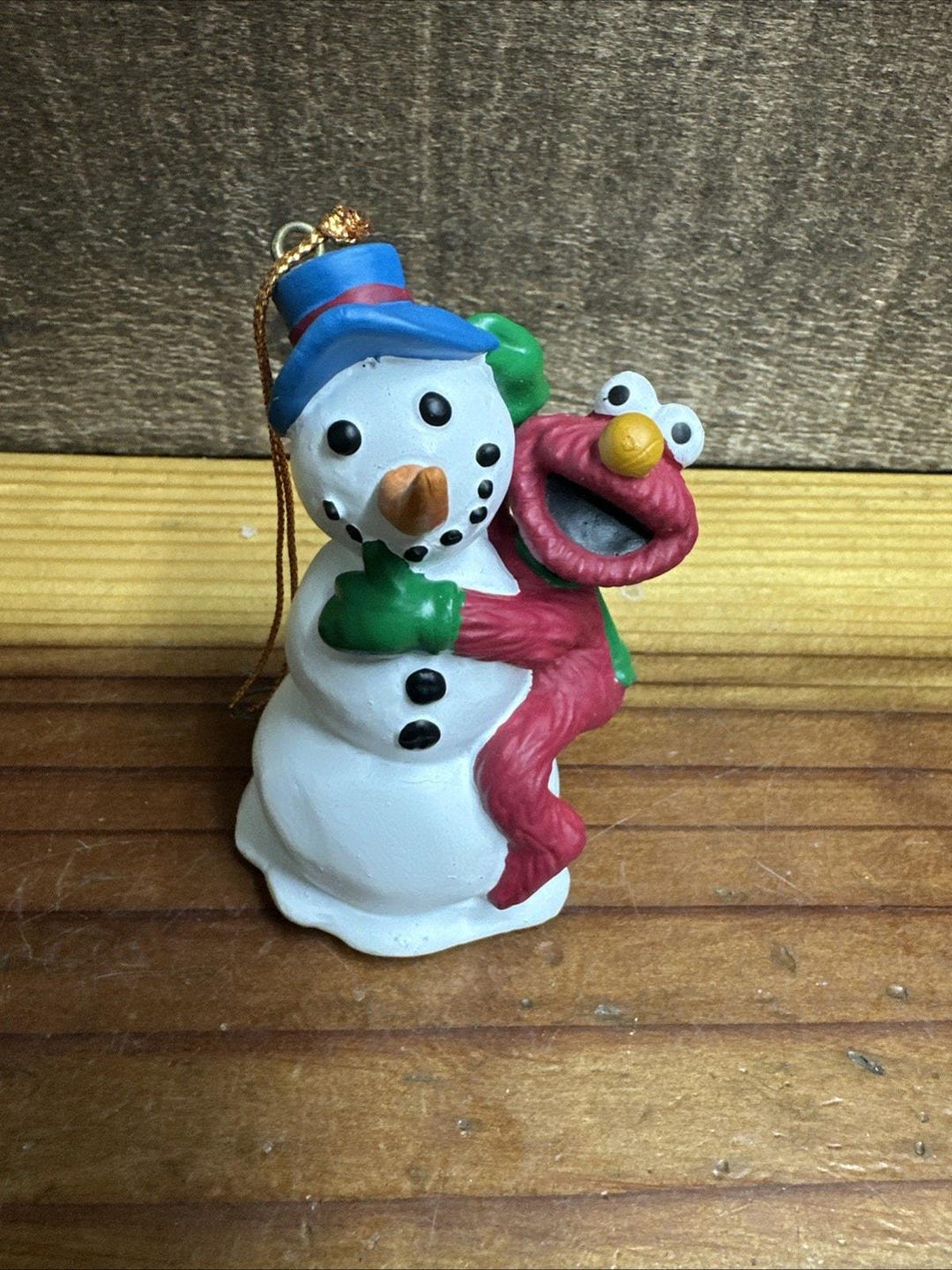 Muppets ELMO Hugging Snowman Christmas Ornament Plastic PVC 3" - Etsy