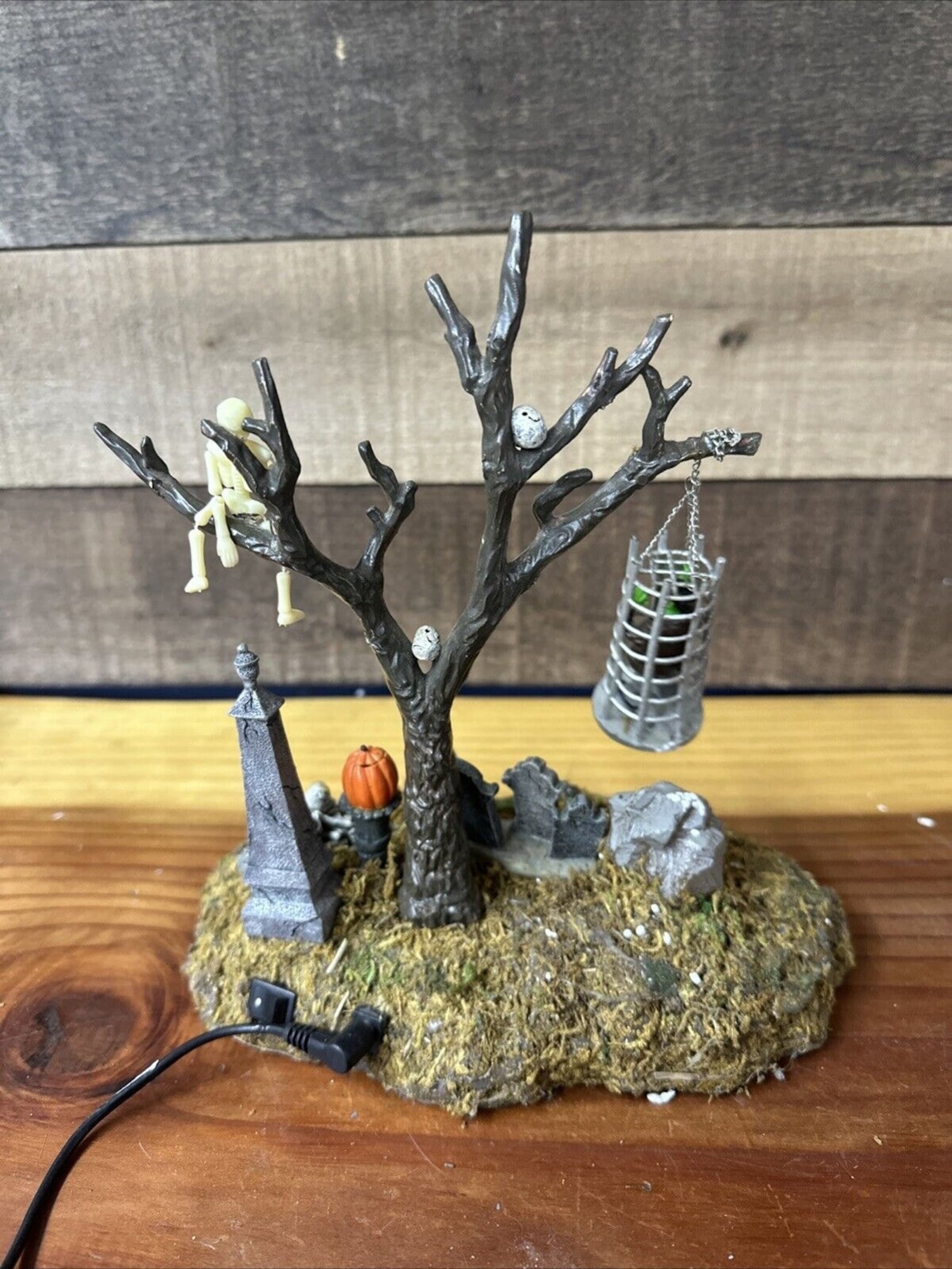 Spooky Town Lemax Caged Monster Battery Operated 2004 Retired - Etsy