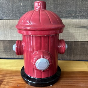 Fire Hydrant Cookie Treat Jar - Etsy