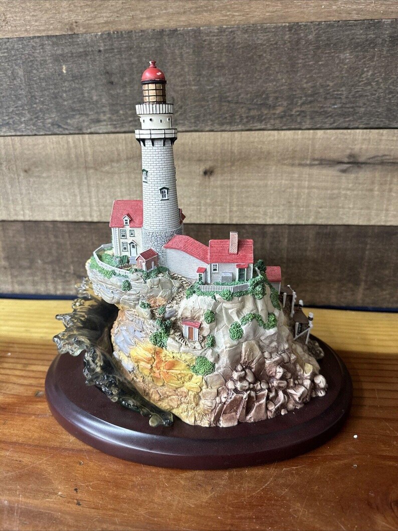 Lenox Lighthouse Decorative Collectible "light at Land's End" 1998 - Etsy