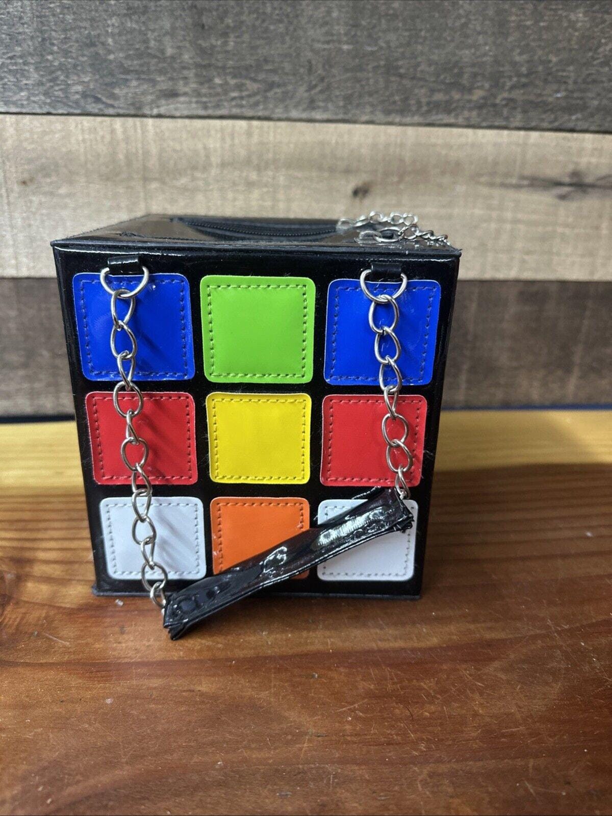 Rubik's Cube Chain Handle Clutch Purse Bag Collectible - Etsy