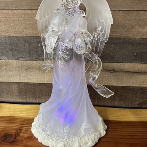 Acrylic Lucite Color Changing Angel 18” Tall - Etsy