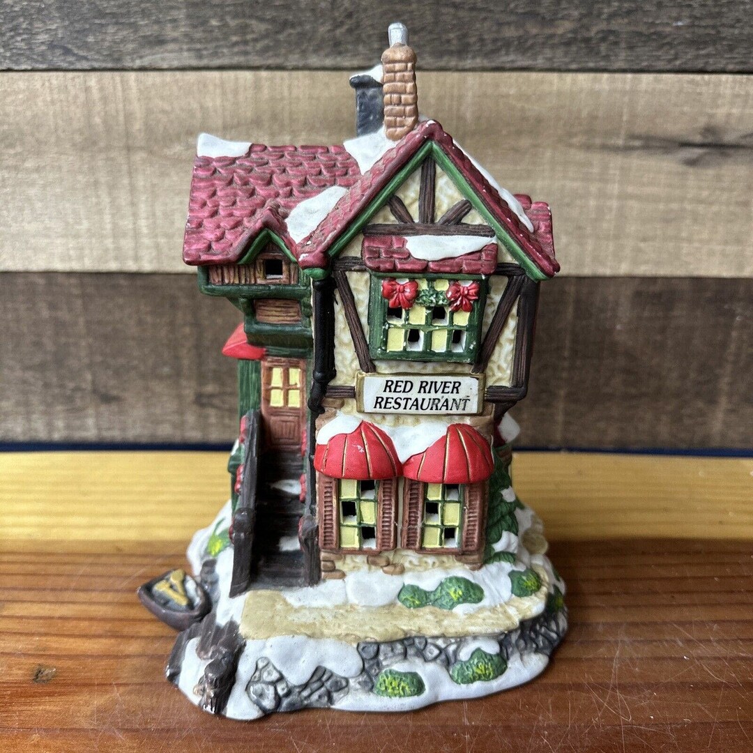 Vintage Village Red River Restaurant Holiday Time - Etsy