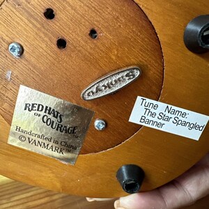 Vanmark Red Hats Courage Image of Hope 9/11 Heroes Musical - Etsy