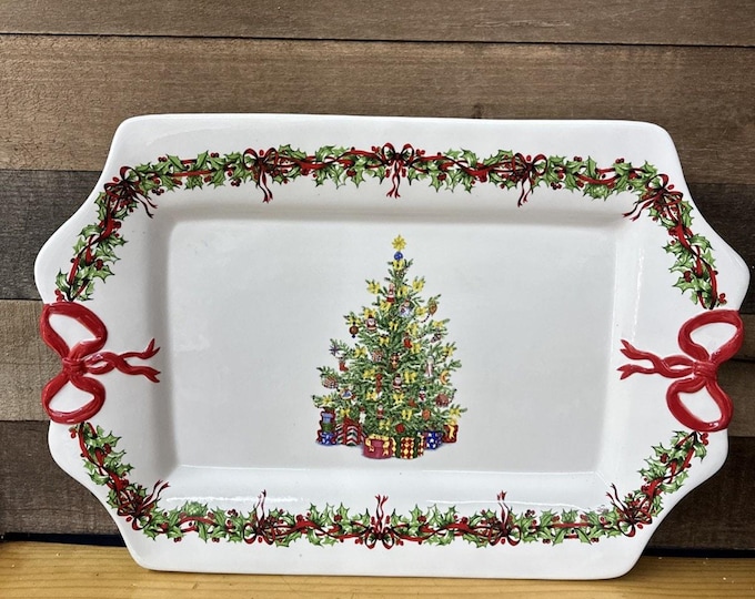 Christopher Radko Holiday Celebrations Traditions Large Platter - Etsy