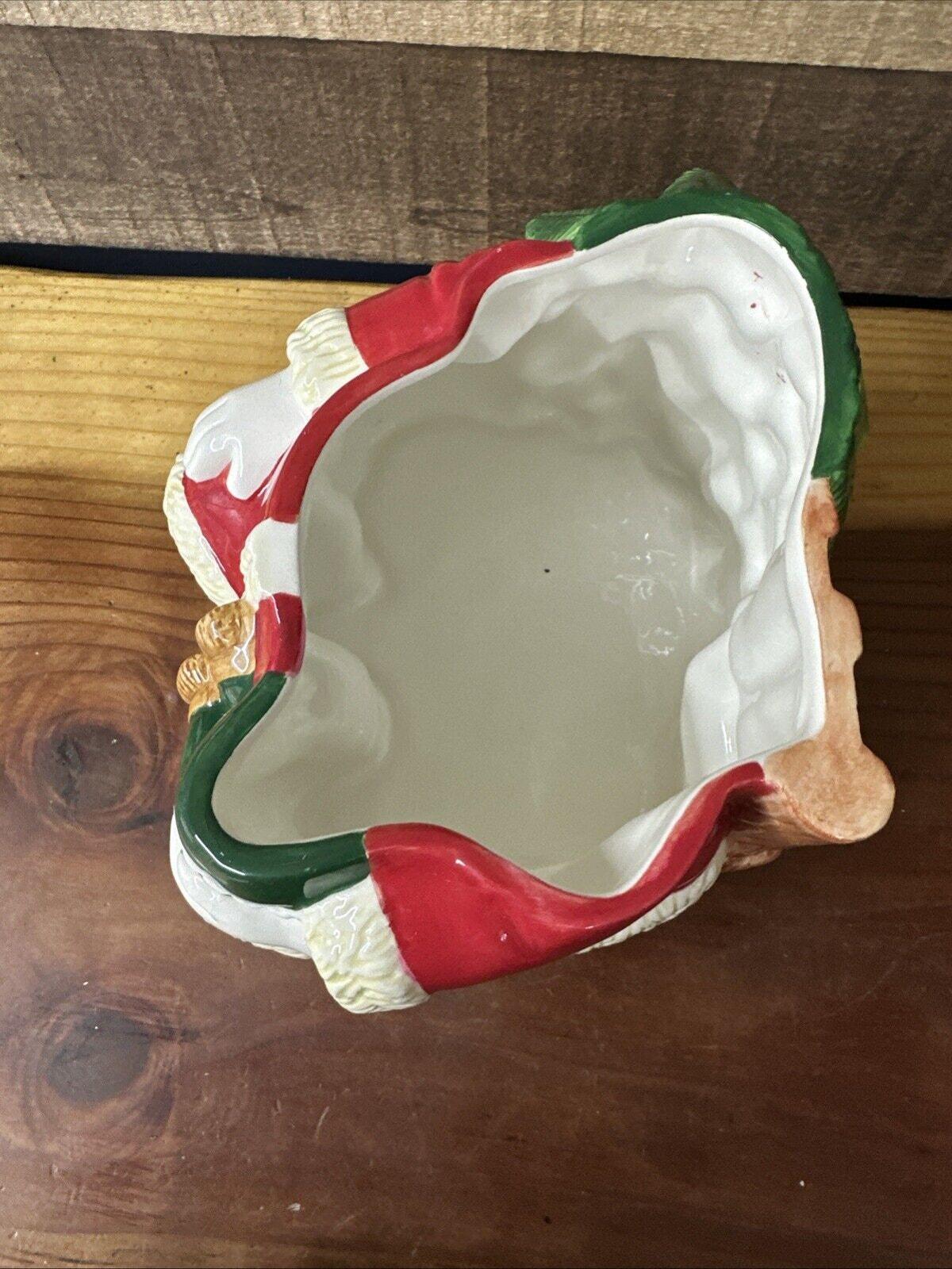 Nikko Ceramics Santa Cookie Jar in Box - Etsy