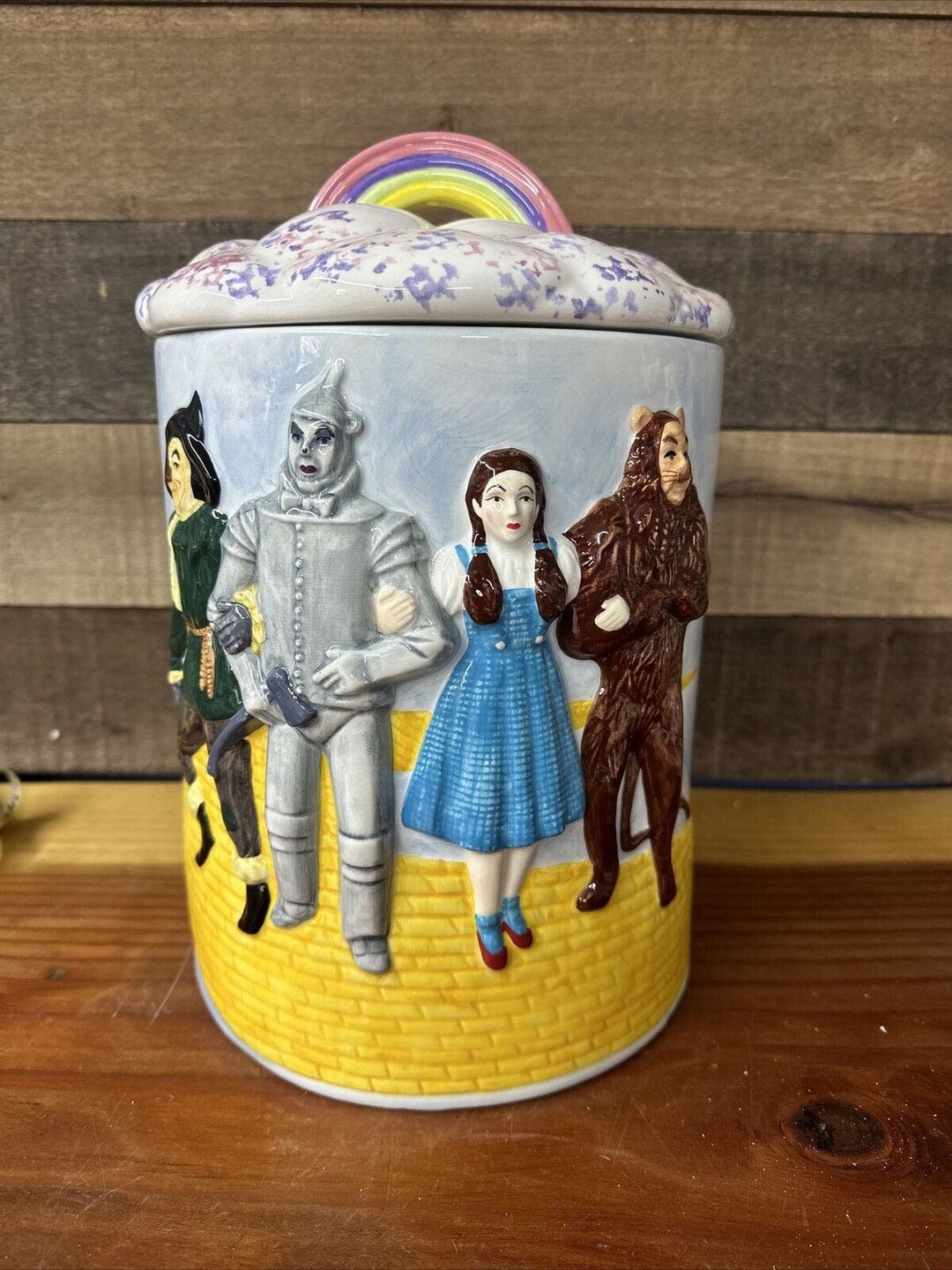 Wizard of Oz "no Place Like Home" Rainbow Cookie Jar by Star Jars in ...