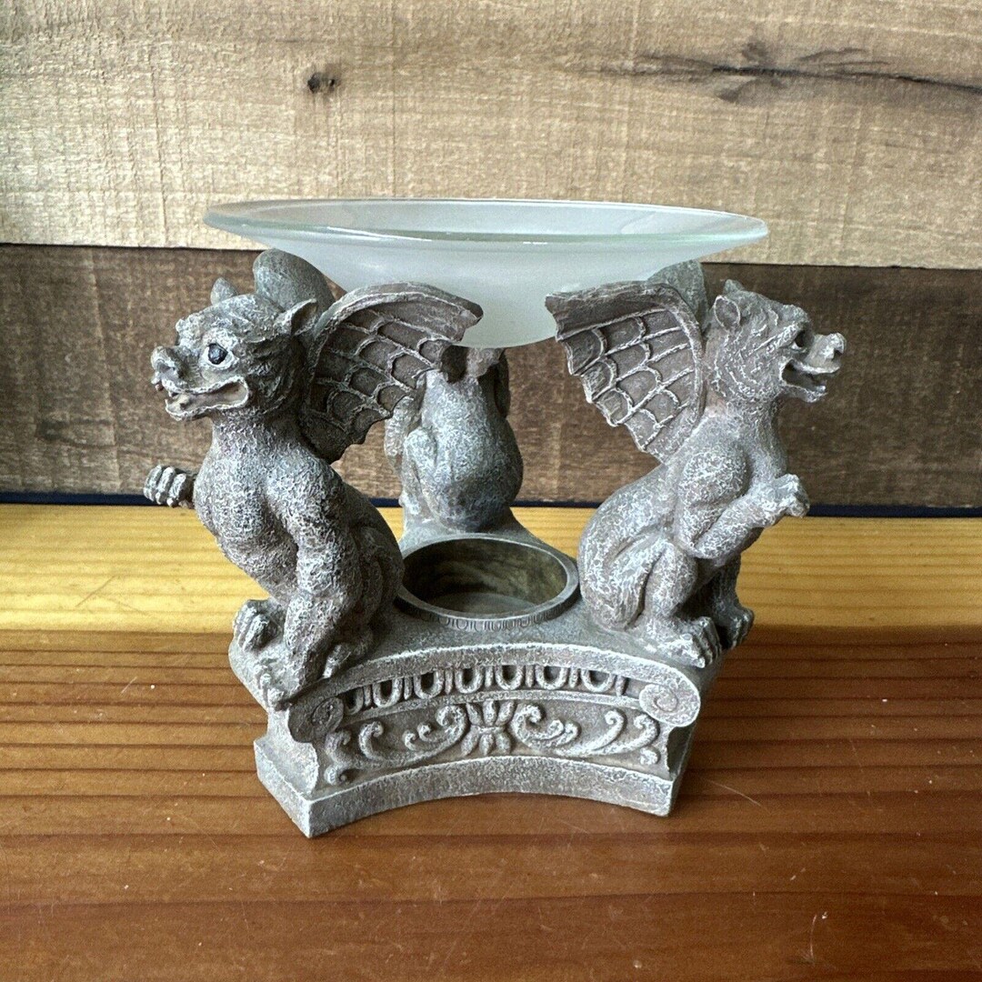 Gargoyles Incense Oil Burner Gargoyle With Wings - Etsy