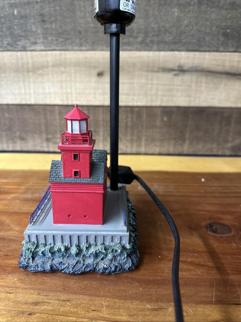 Rare Lefton Store Display Holland Harbor Lighthouse Lamp - Etsy