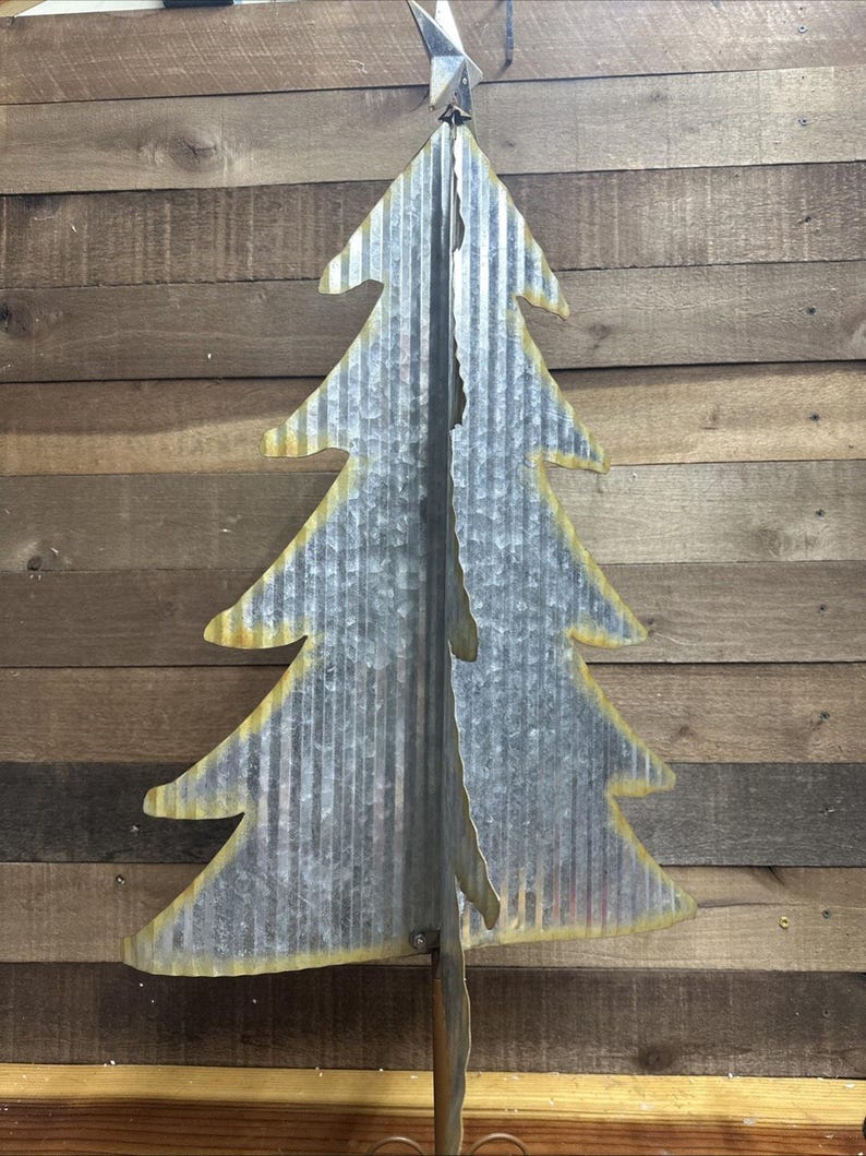 Rustic Metal Christmas Tree 3 Ft - Etsy