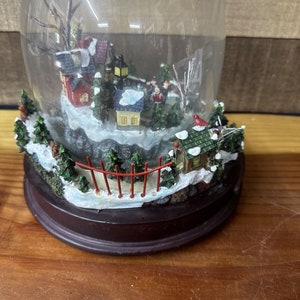 Christmas Snowman Dome Tabletop Display -no Lights or Movement 12” - Etsy