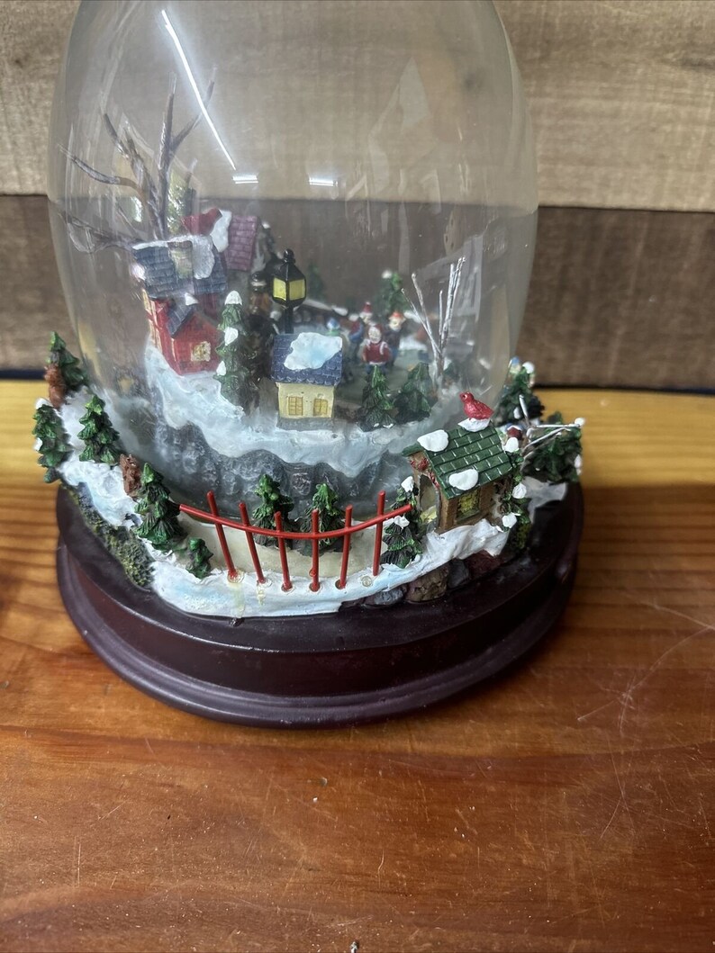 Christmas Snowman Dome Tabletop Display -no Lights or Movement 12” - Etsy