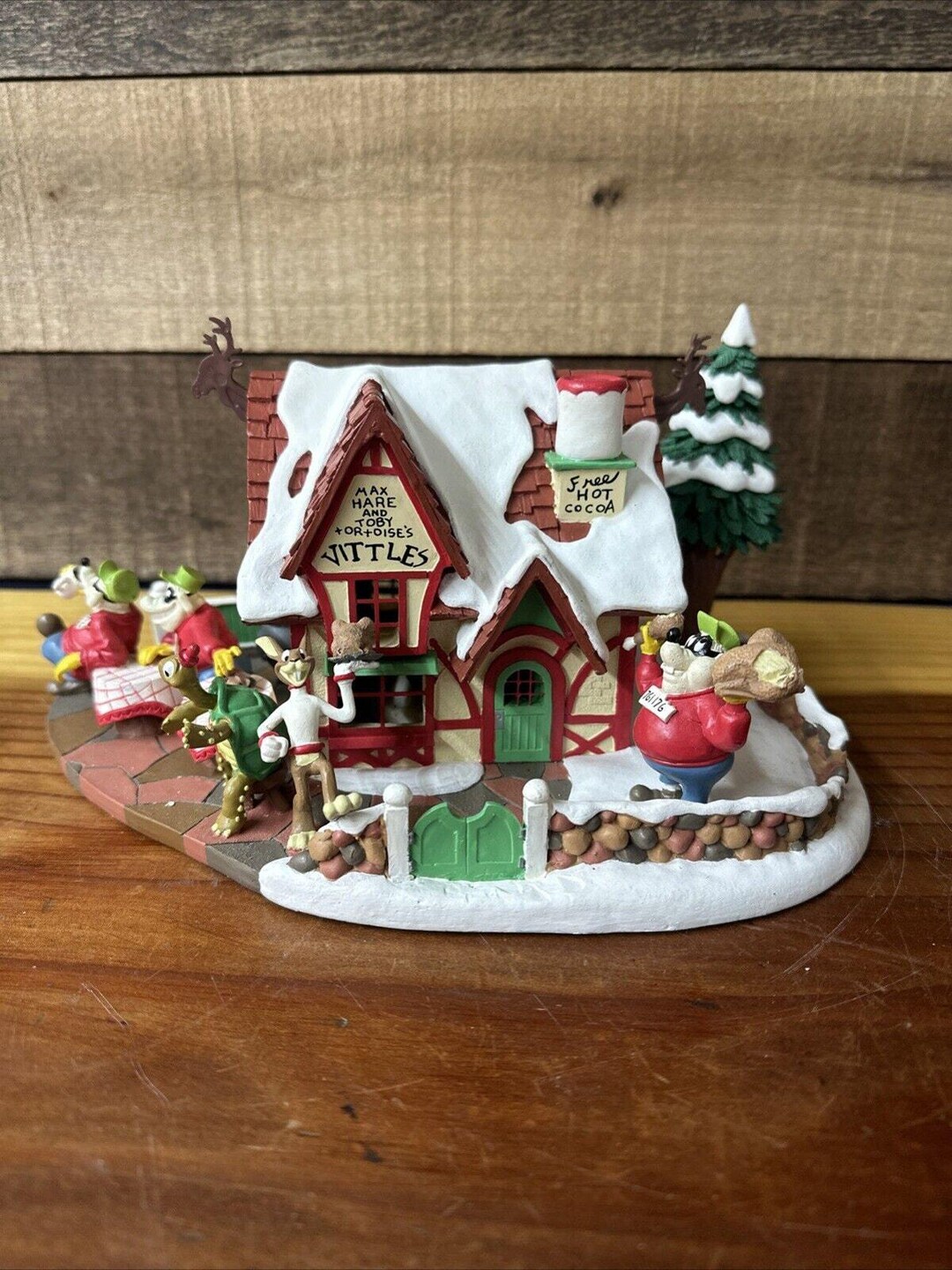 Danbury Mint Disney Winter Wonderland Max Hare and Toby Tortoise's ...