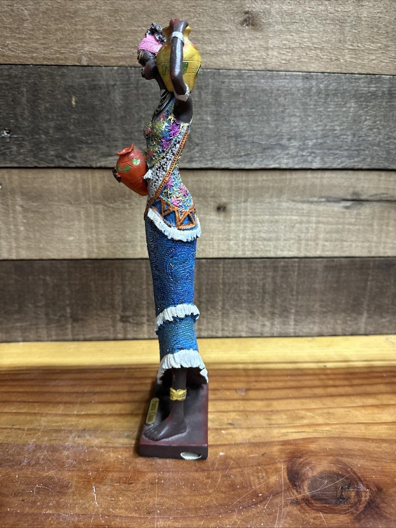 African American Woman Statue Punta Cana 11” Tall - Etsy