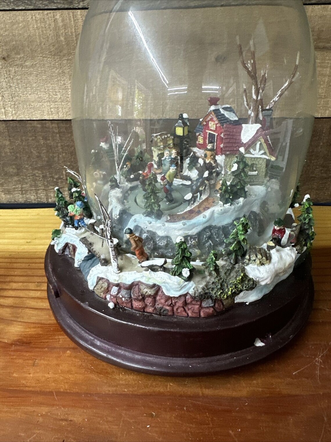 Christmas Snowman Dome Tabletop Display -no Lights or Movement 12” - Etsy