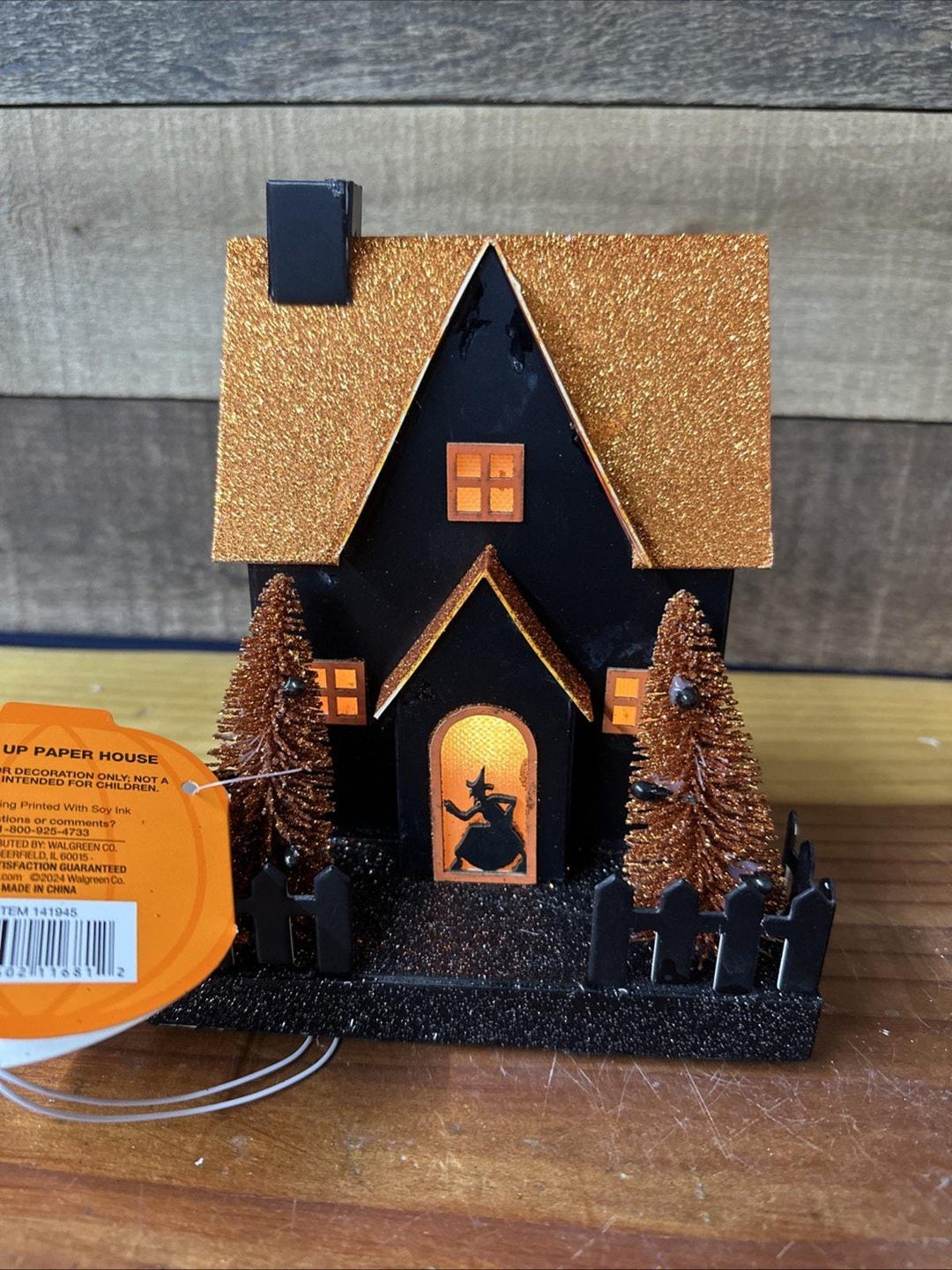Witch's Light up Paper Cardboard House - Etsy