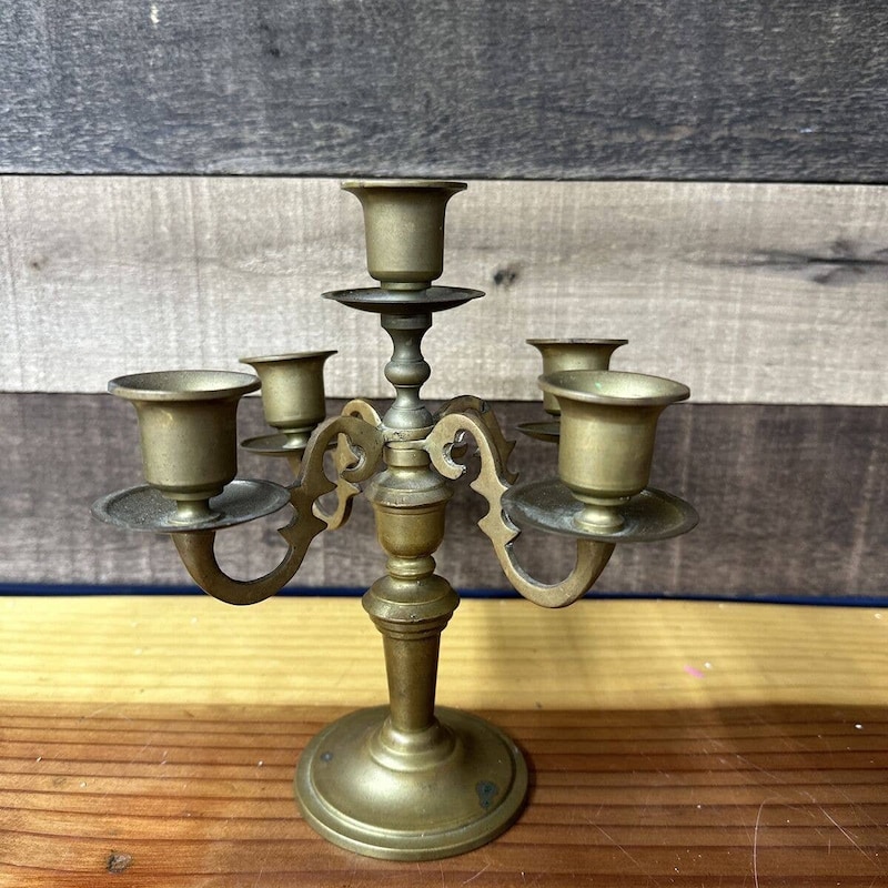 Candelabra 15 Brass - Etsy
