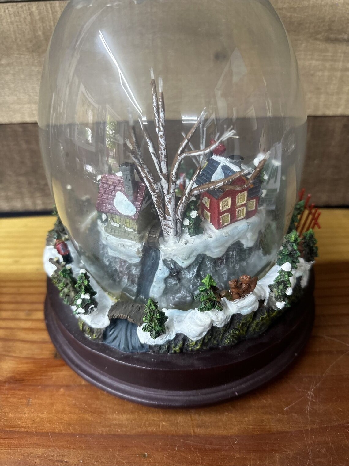 Christmas Snowman Dome Tabletop Display -no Lights or Movement 12” - Etsy