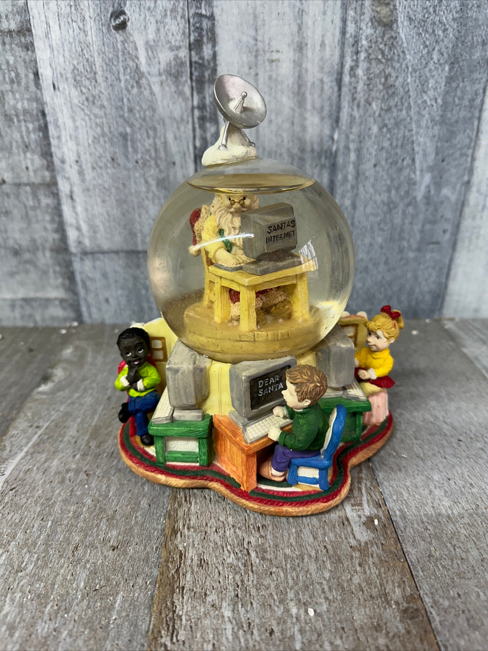 Santa Musical Snowglobe by Holly Tree - Etsy