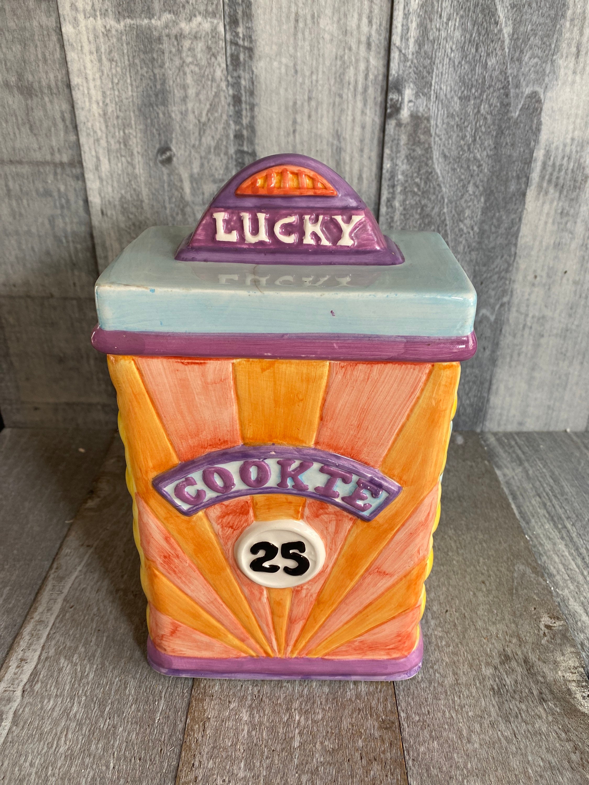 Lucky Slot Machine Cookie Jar Rare - Etsy