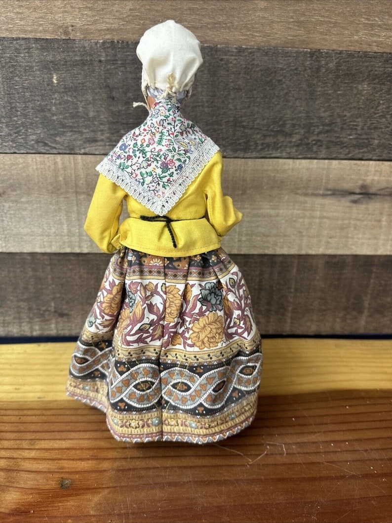 French Country Clay Garlic Lady 12” Signed - Etsy