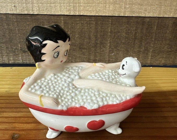 Betty Boop Bathtub Bubble Bath Trinket Box - Etsy