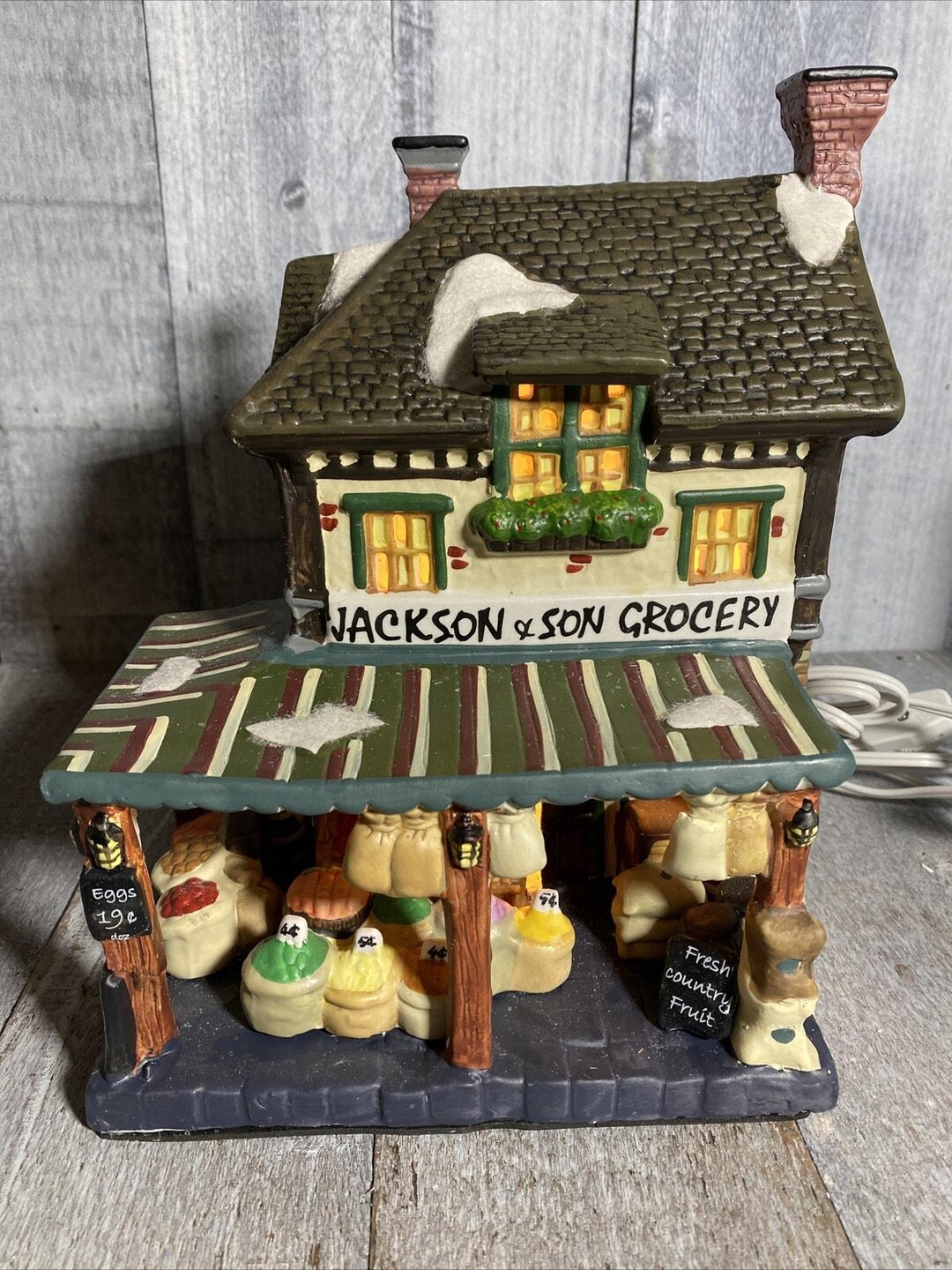 Lemax - Grocery Store - Enchanted Forest Collection - Etsy