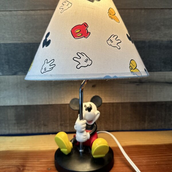 Mickey Mouse Table Lamp - Etsy