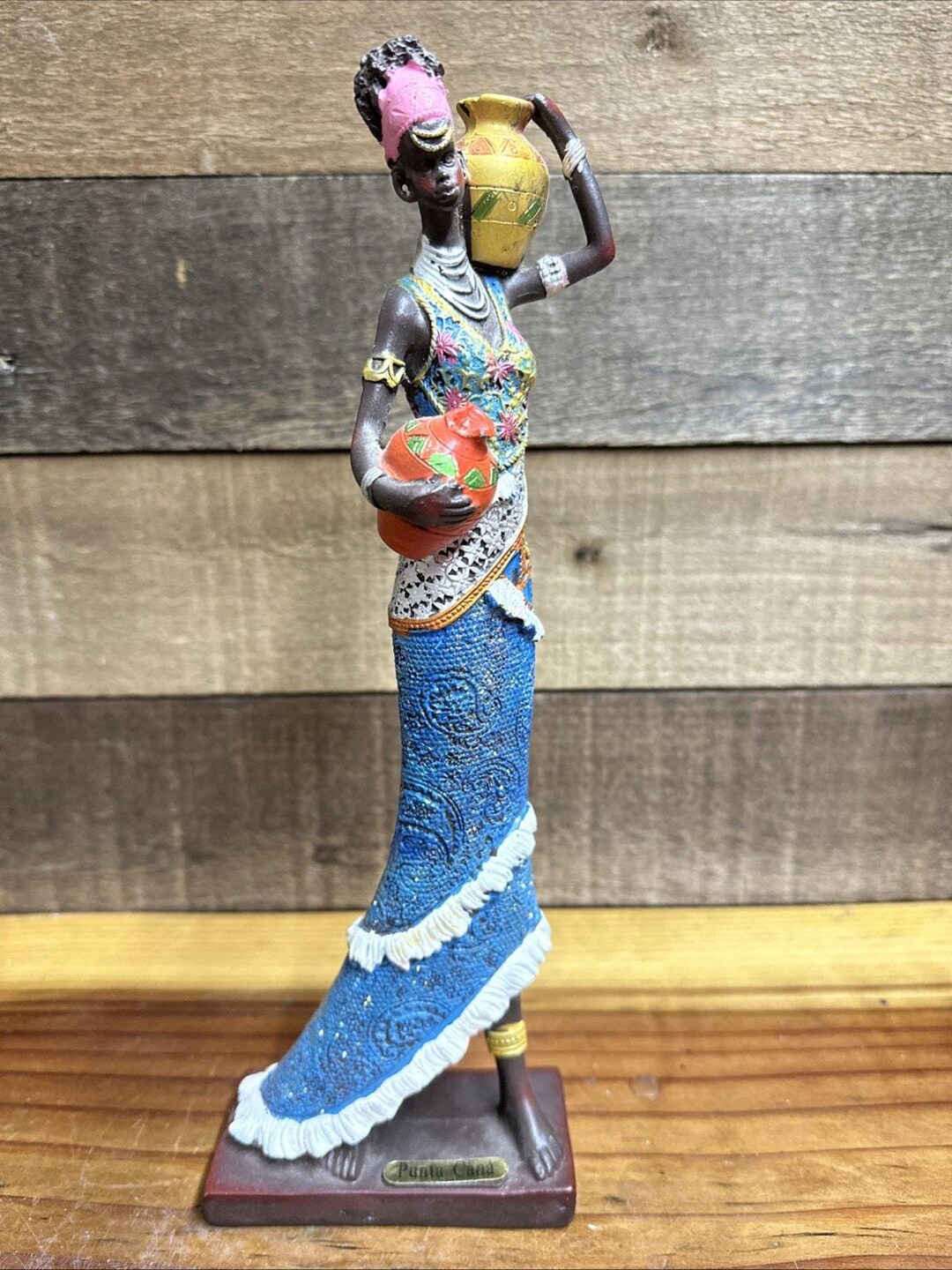 African American Woman Statue Punta Cana 11” Tall - Etsy