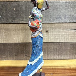 African American Woman Statue Punta Cana 11” Tall - Etsy