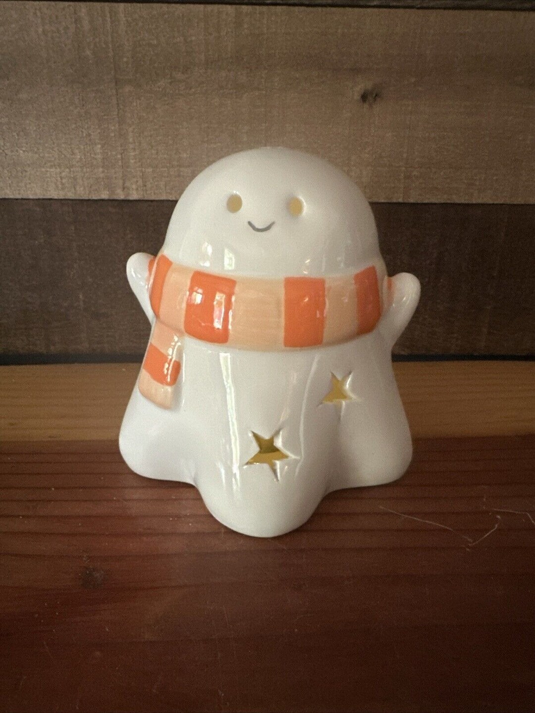 Ceramic Light up Ghost Cut Out Stars Halloween Decor 6 - Etsy
