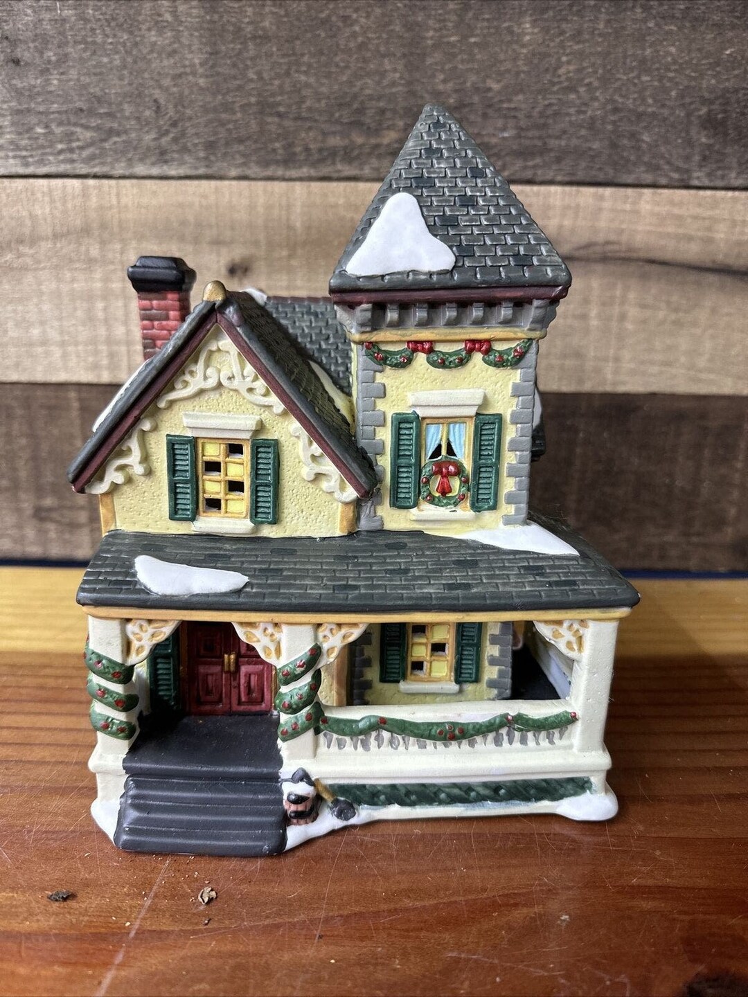 Dickens Collectables 1997 Victorian Christmas Porcelain Green Shutters ...