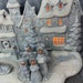 Vintage Ceramic Mold Village Scene Lighted Blue Sparkly 16” - Etsy
