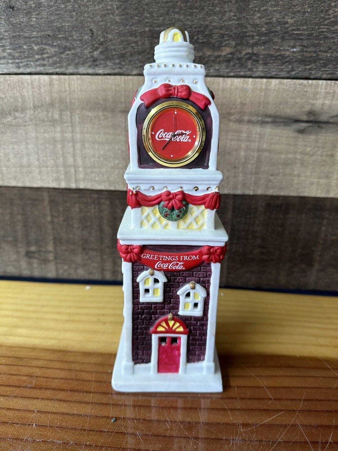 Coca Cola Townsquare Collection Town Clock Tower Coke - Etsy