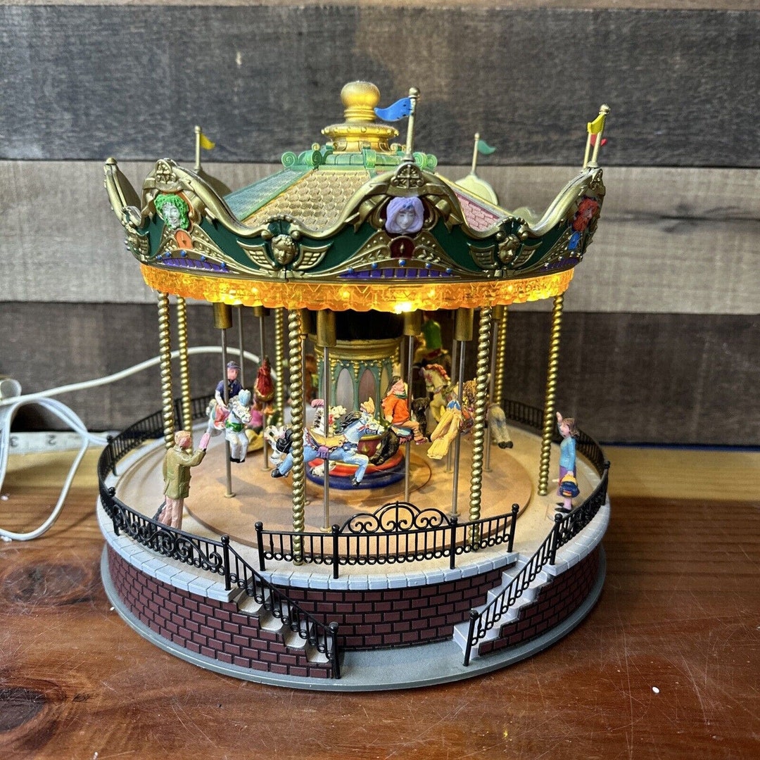 Lemax Sunshine Carousel Merry Go Round No Movement-in Box - Etsy