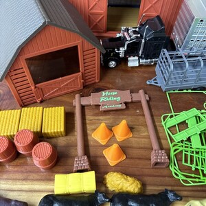 New Ray Farm Set Barns Fence Truck and More - Etsy
