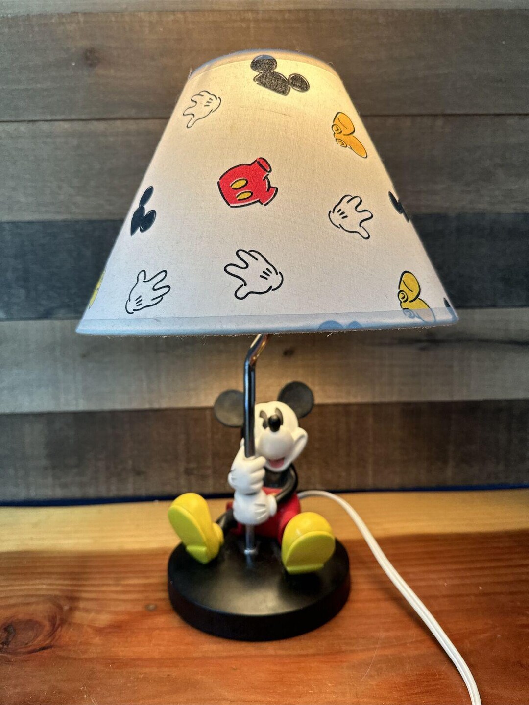 Hard to Find Mickey Mouse Table Lamp -flaw - Etsy