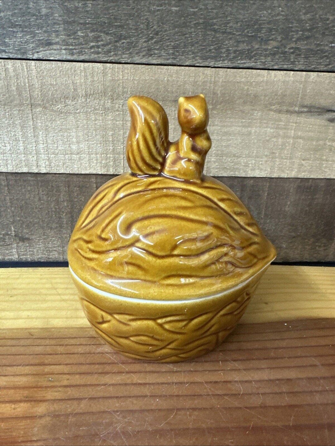 Vintage Squirrel Nut Dish With Lid - Etsy