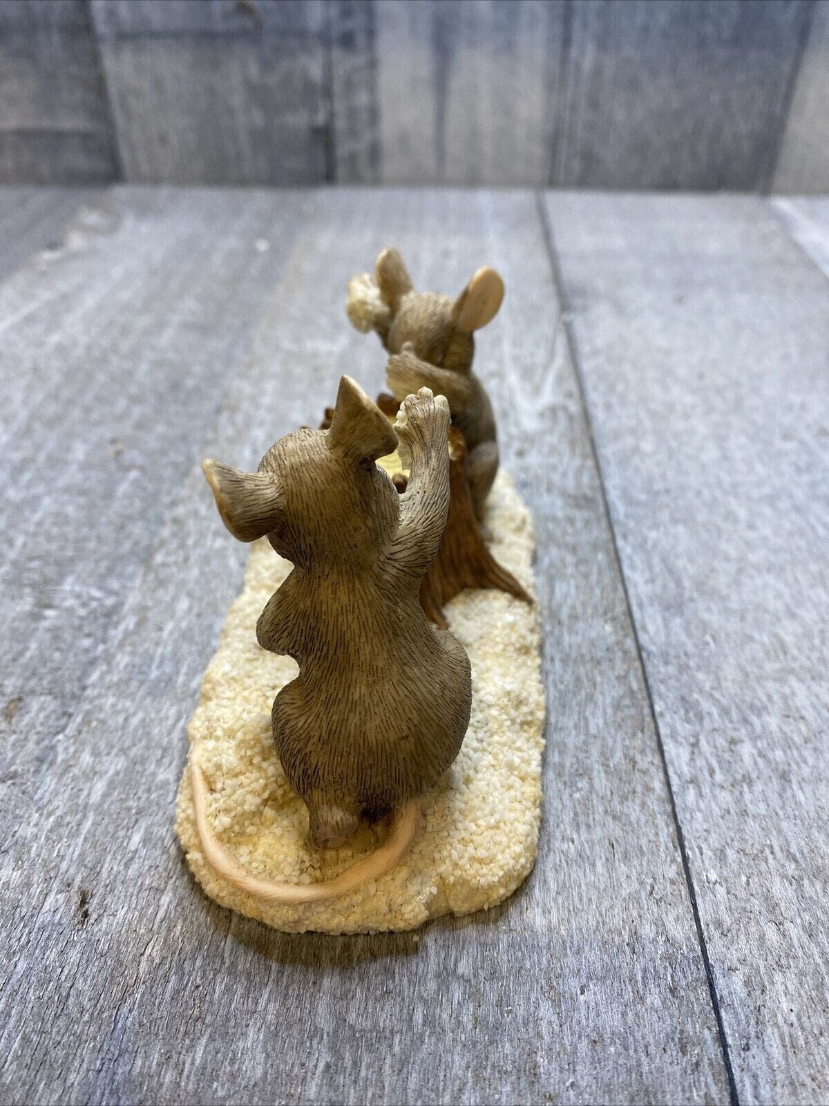 Charming Tails Figurine Mouse Fitz and Floyd Snowball Fight Mice - Etsy