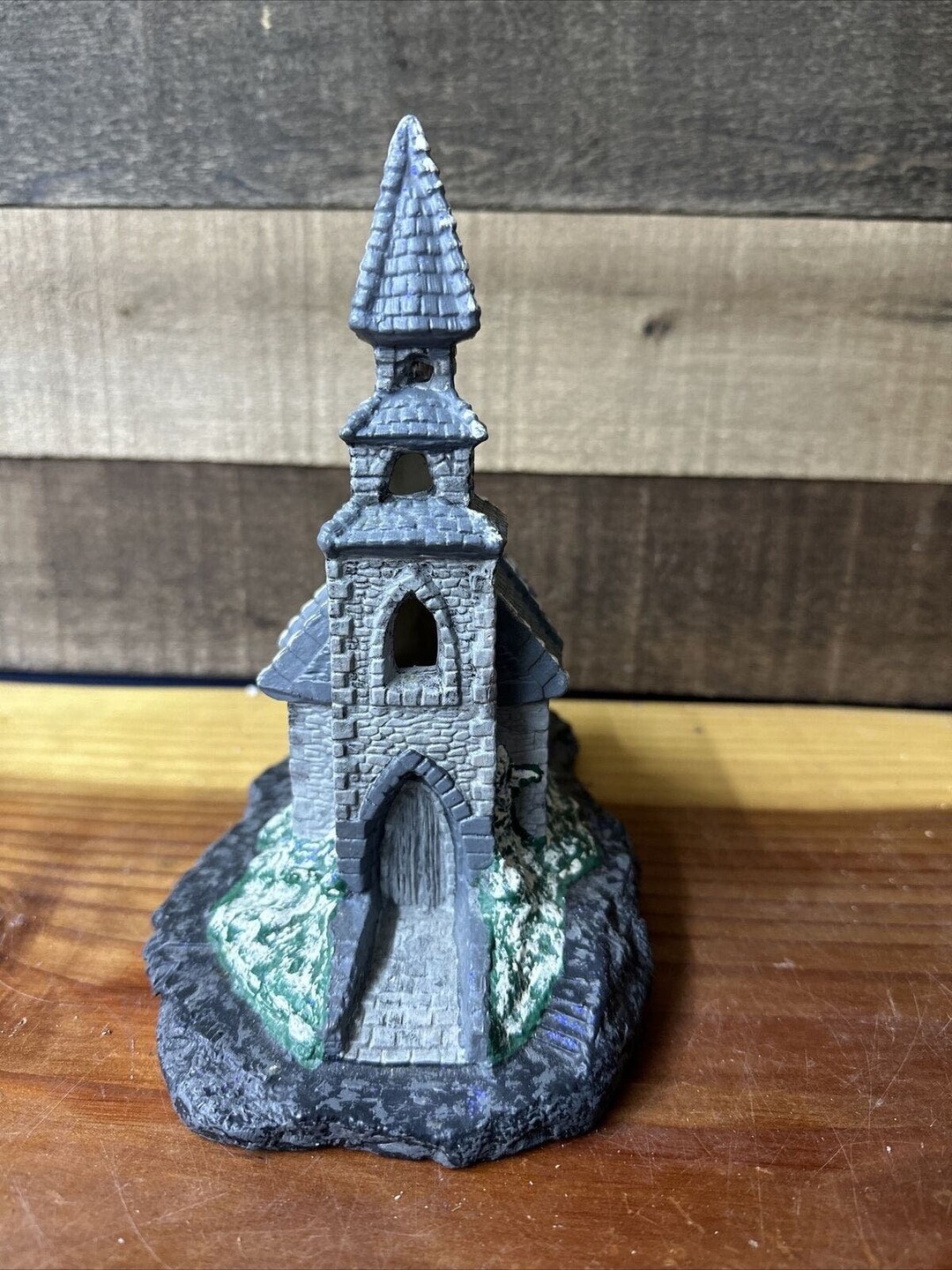 Handpainted Ceramic Mold Grey Church - Etsy