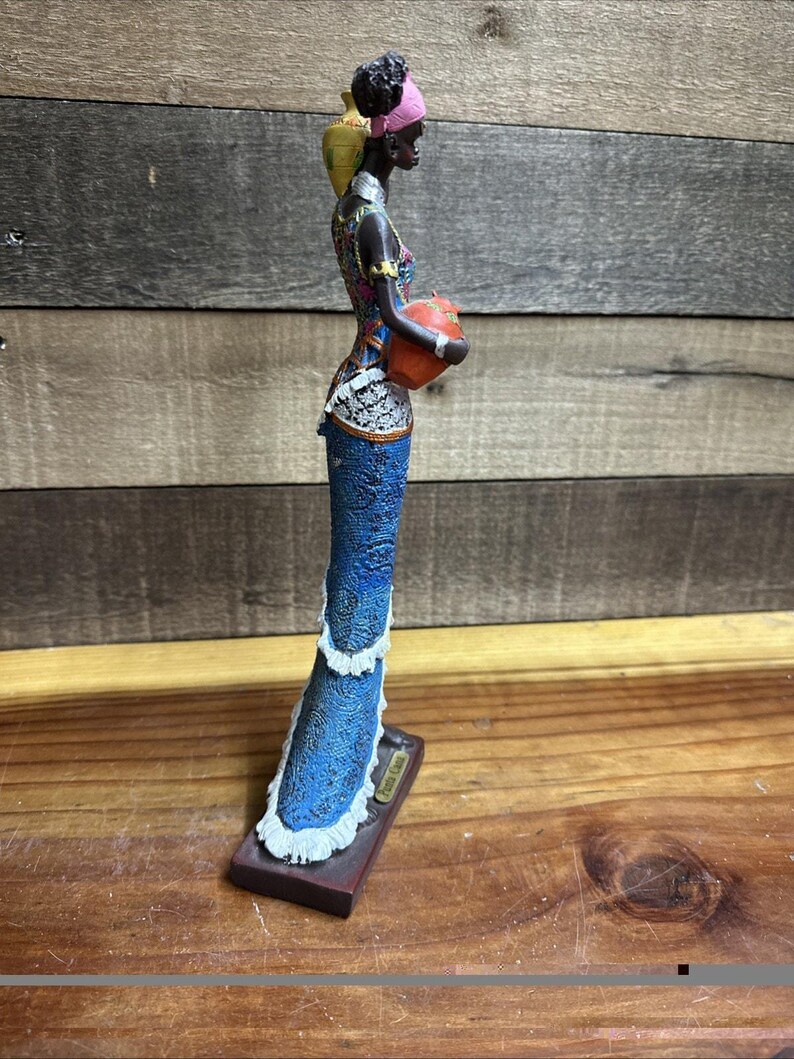 African American Woman Statue Punta Cana 11” Tall - Etsy