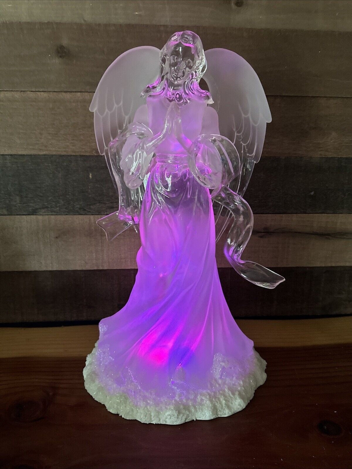 Acrylic Lucite Color Changing Angel 18” Tall - Etsy