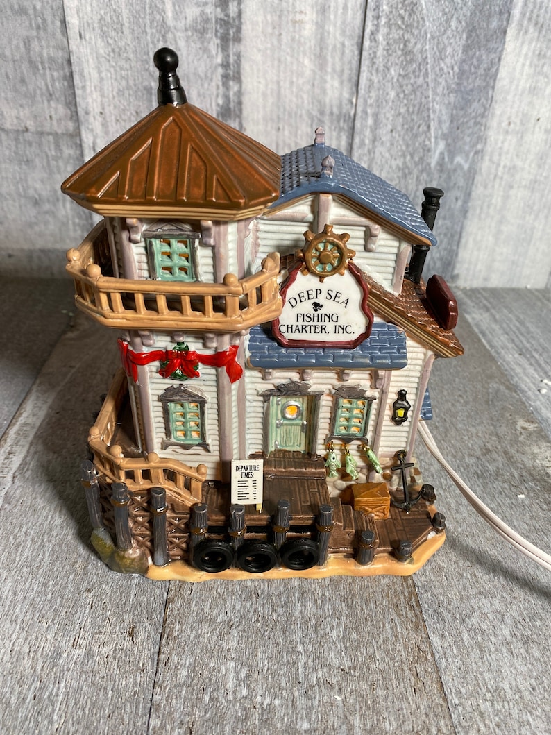 Lemax Enchanted Forest Deep Sea Fishing Charter - Etsy