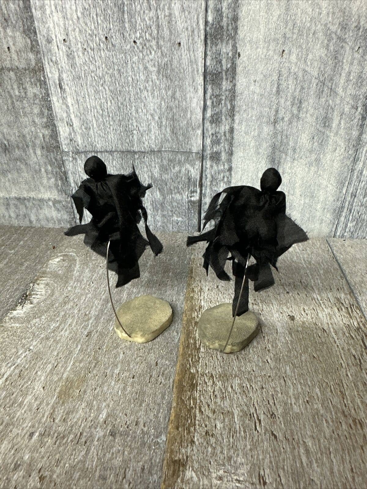 Lemax Spooky Town Flying Banshee 2005 Pumpkin Halloween Village Set of ...