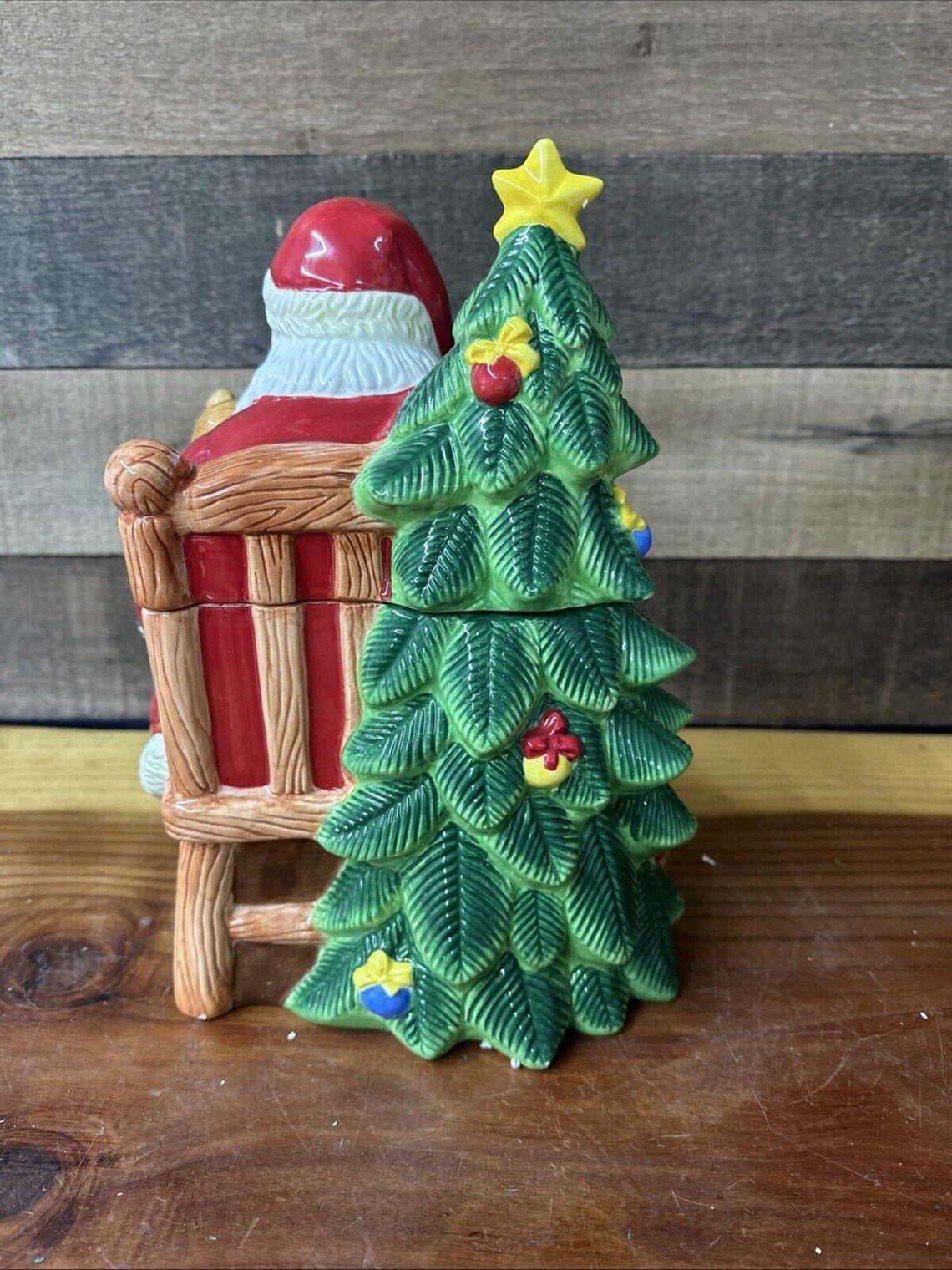Nikko Ceramics Santa Cookie Jar in Box - Etsy